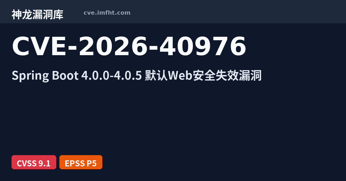 CVE-2026-40976: CVE-2026-40976 - Vulnerability Platform